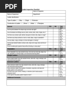 Roller Shutter Inspection Checklist | PDF | Door | Roof