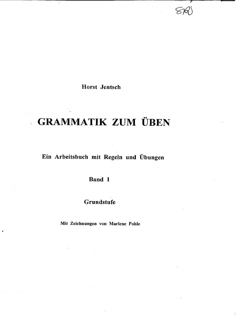 Gramatik Zum Uben | PDF