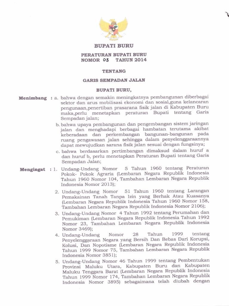 03 Garis Sempadan Jalan | PDF