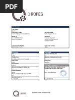 Wire Rope Test Certificate | PDF | Rope | Wire