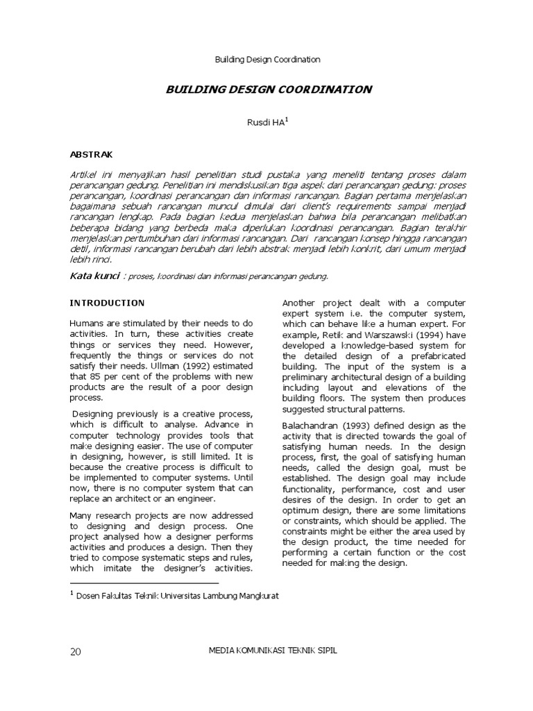 Building Design Coordination | PDF | Mathematical Optimization | Design