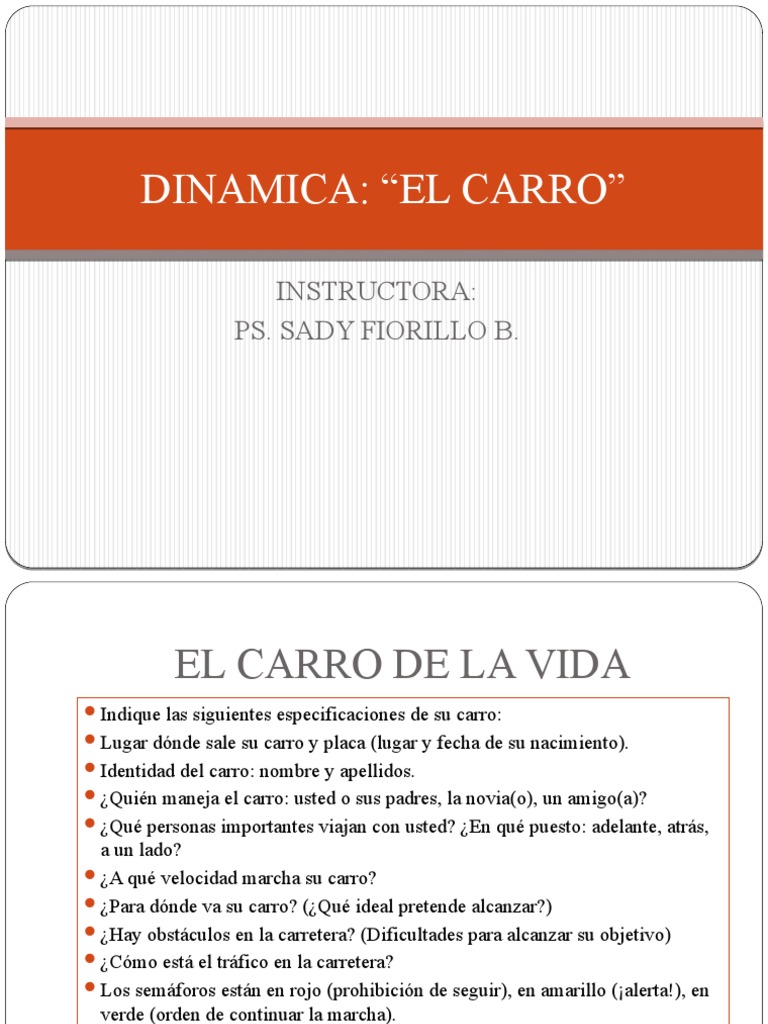 Dinamica El Carro | PDF
