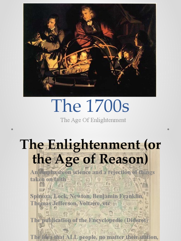 1700s Age of The Enlightenment | PDF | Friedrich Schiller | Age Of ...