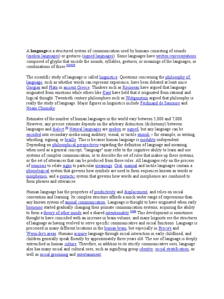 Understanding Language as a System | PDF | Academic Discipline ...