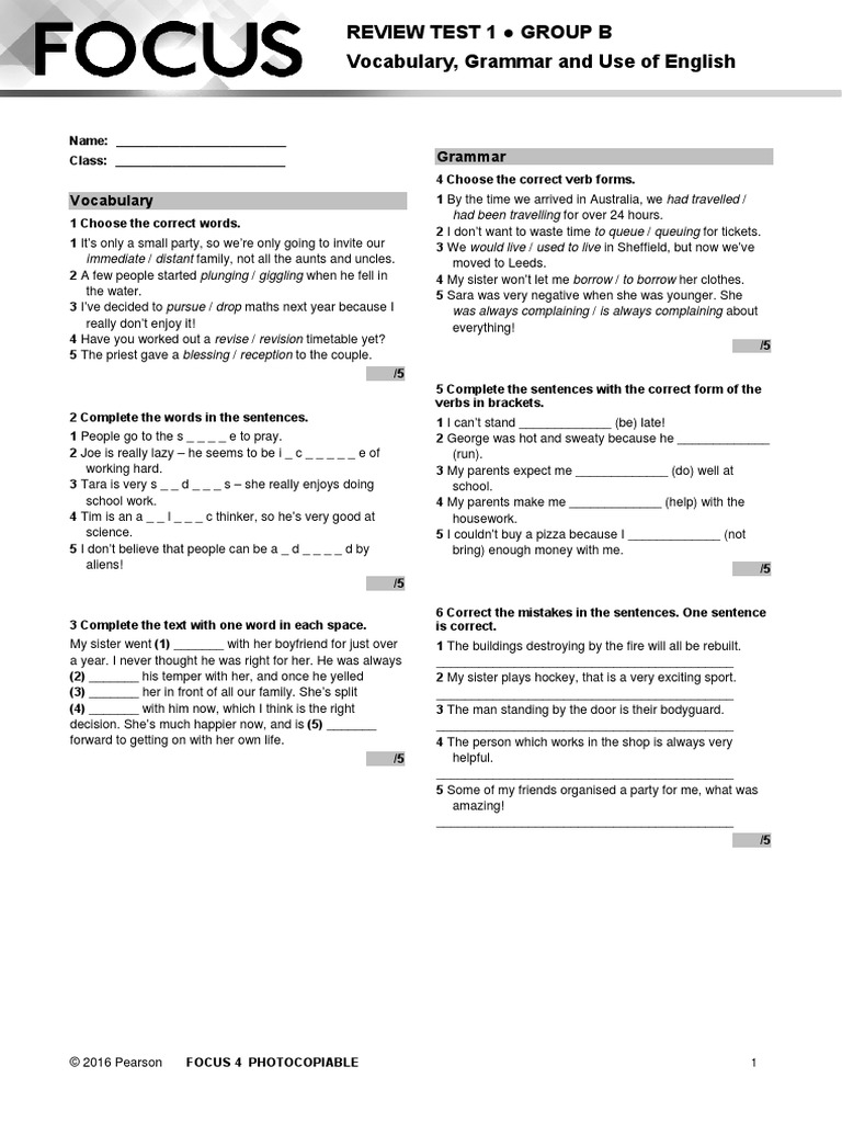 FOCGB4 Rtest VGU 1B | PDF
