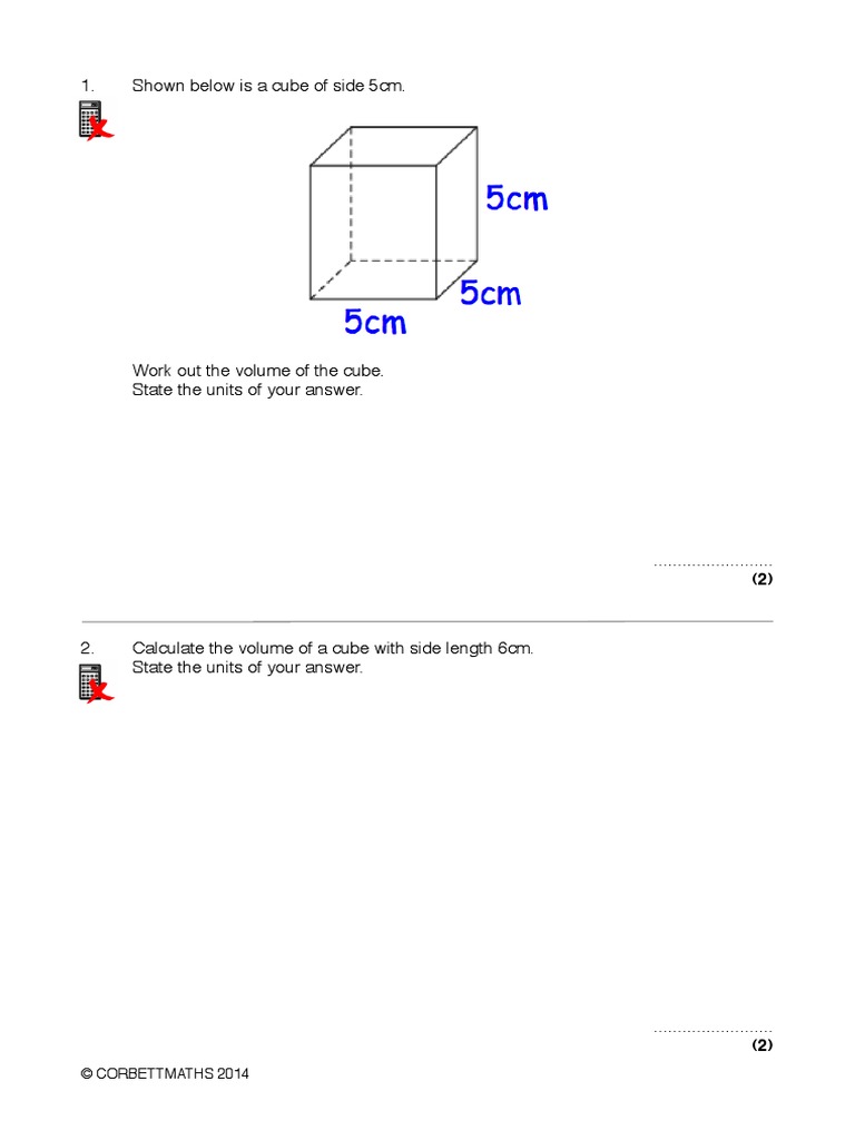 Volume of A Cuboid | PDF | Volume | Convex Geometry