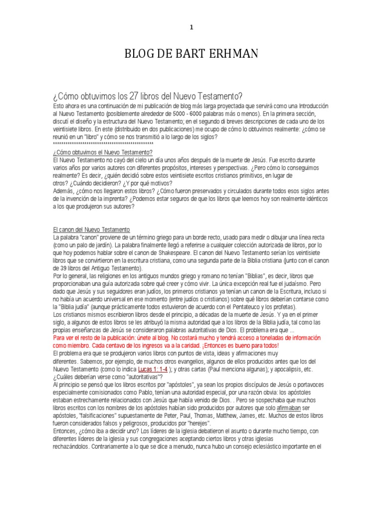 Blog de Bart1 | PDF | Biblia | Pablo el apóstol