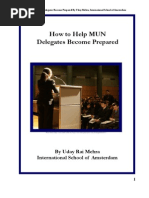 MUN Vocabulary | PDF | Committee | United Nations General Assembly