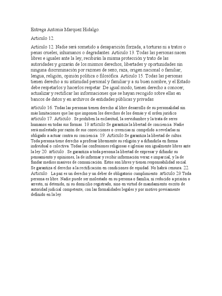 Entrega Antonia Marquez Hidalgo | PDF