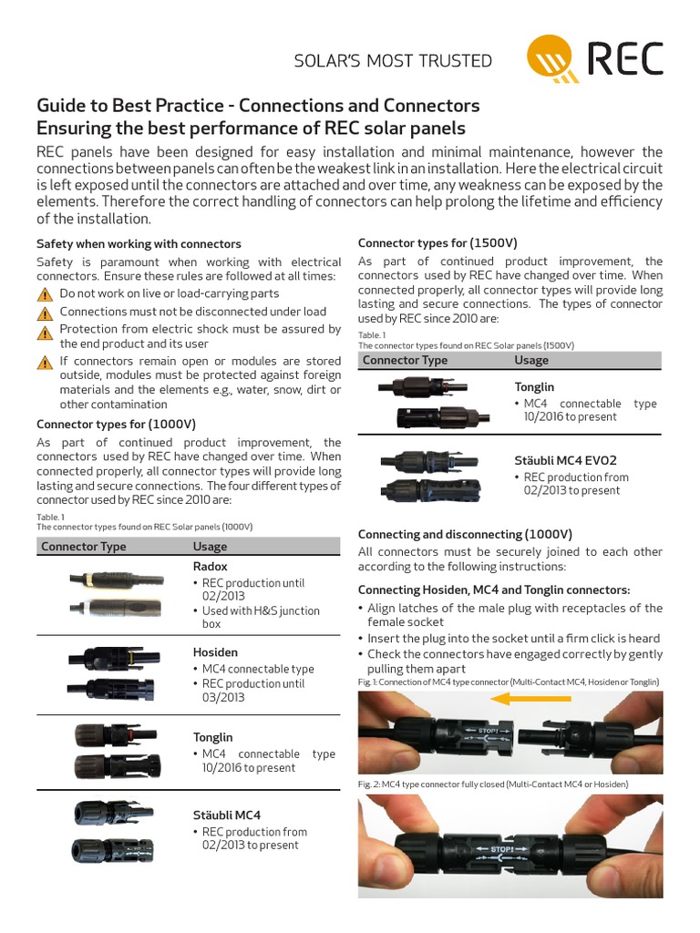 Connections - and - Connectors - Best Practices | PDF | Electrical ...