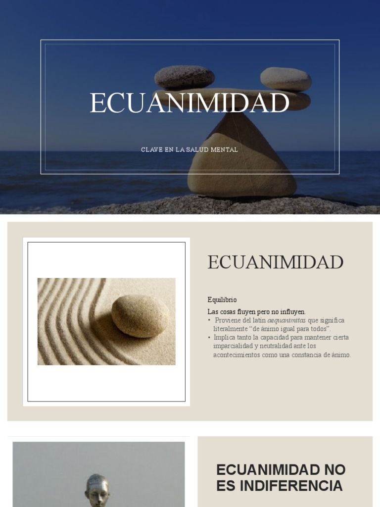 Ecuanimidad Salud Mental | PDF