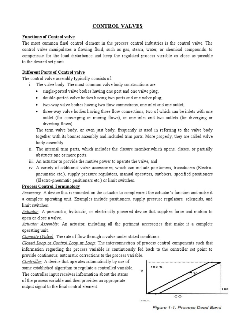 Control Valve Presentation | PDF | Valve | Actuator