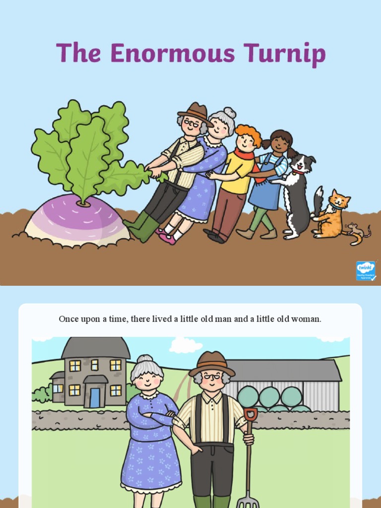 The Enormous Turnip Story Summary | PDF