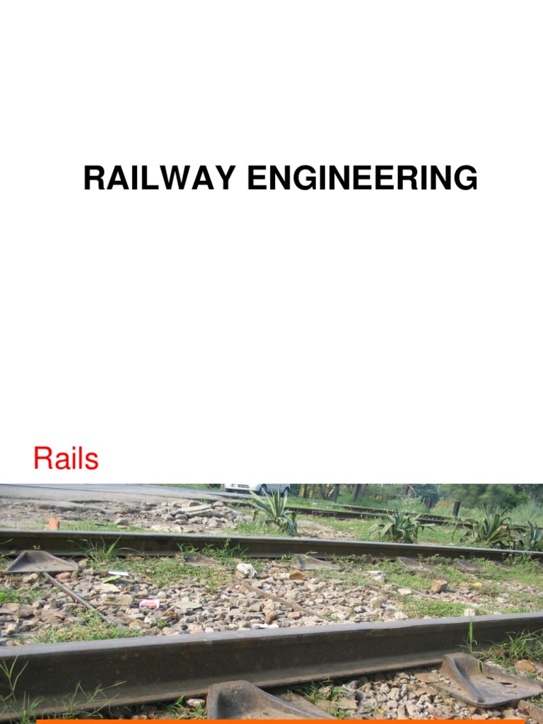 Lec#6, Rails | PDF | Track (Rail Transport) | Wear