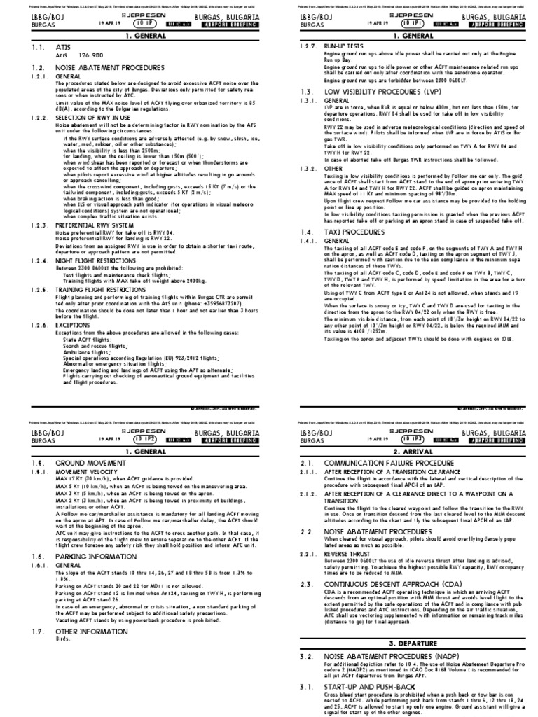 Lbbg/Boj Lbbg/Boj: Burgas, Bulgaria Burgas, Bulgaria | PDF | Air ...