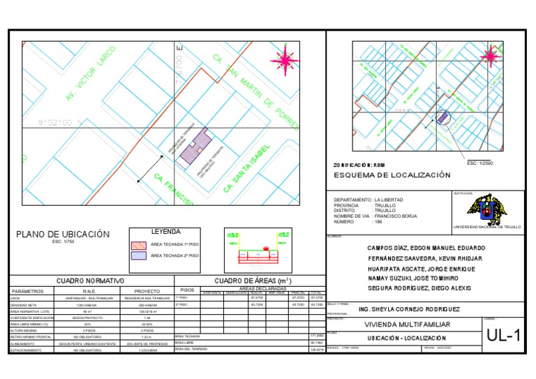 Plano de Ubicación y Localización-A3 | PDF | Edificios residenciales | Condominio