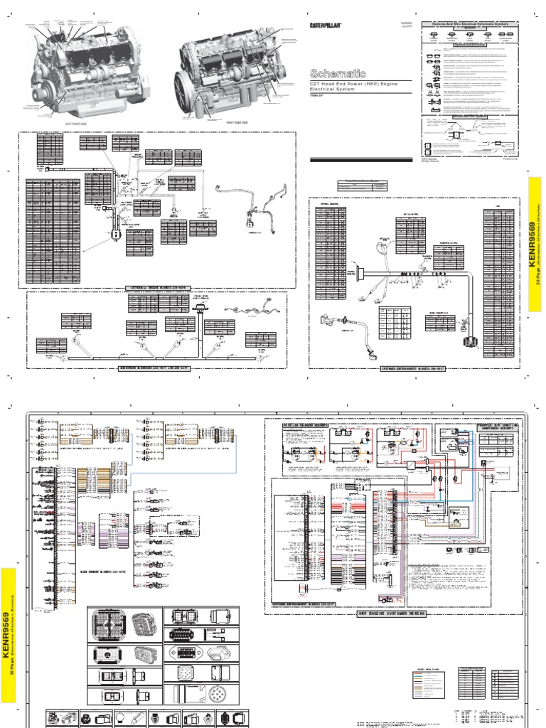 C27 Head End Power (HEP) Engine Electrical System: Harness and Wire ...