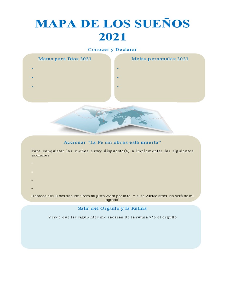 Mapa De Los Sueños 2021 Pdf