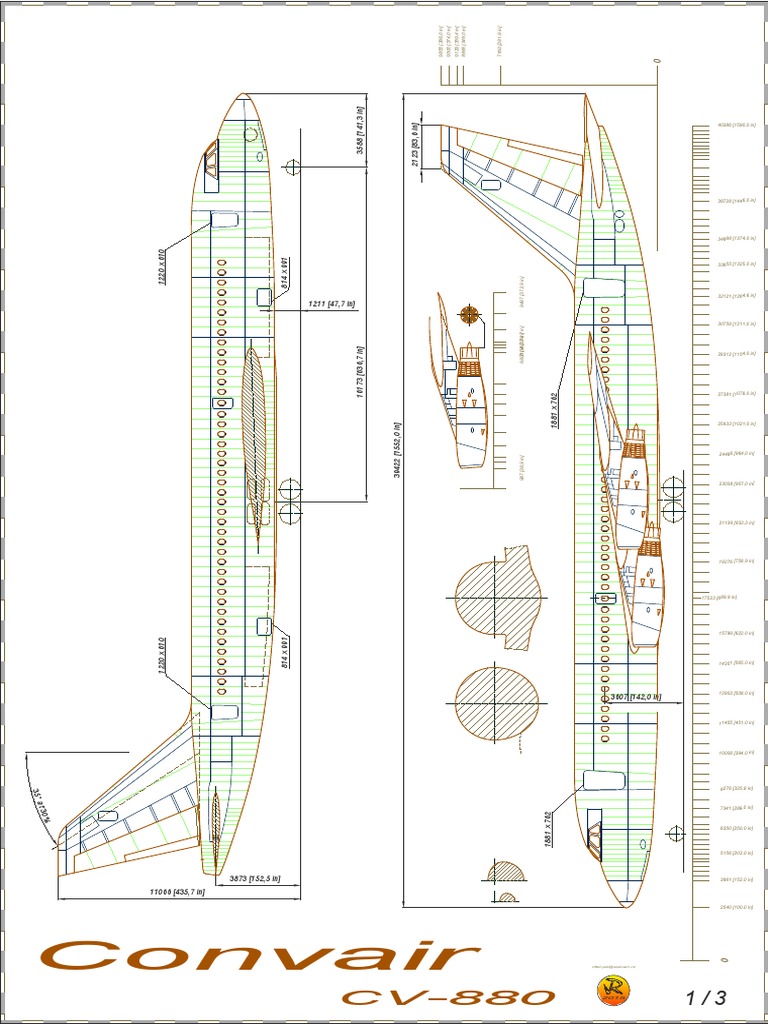 Convair CV 880 | PDF | Monoplane | Aircraft