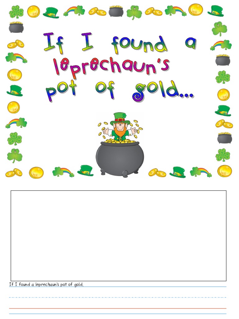 If I Found A Leprechauns Pot of Gold Class Book | PDF