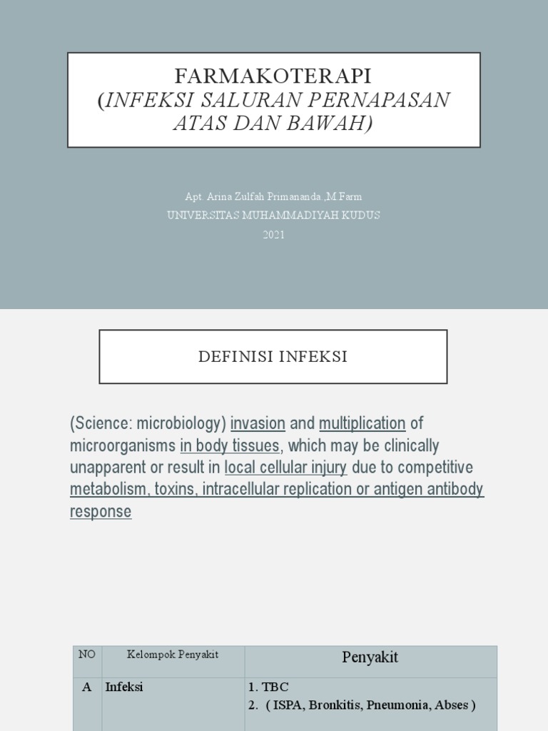 4e8ae48410.TERAPI ISPA DAN ISPB | PDF | Pneumonia | Bronchitis