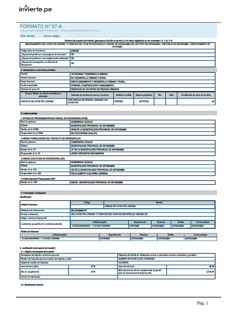 Pdu 2 | PDF | Presupuesto | Economias