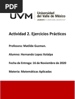 Hoja de Presentación Uvm | PDF