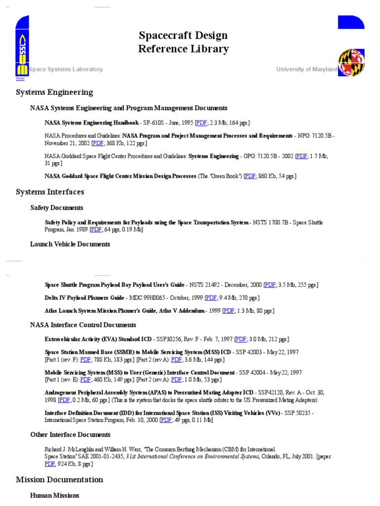 Spacecraft Design Resource Hub | PDF | Space Suit | Nasa
