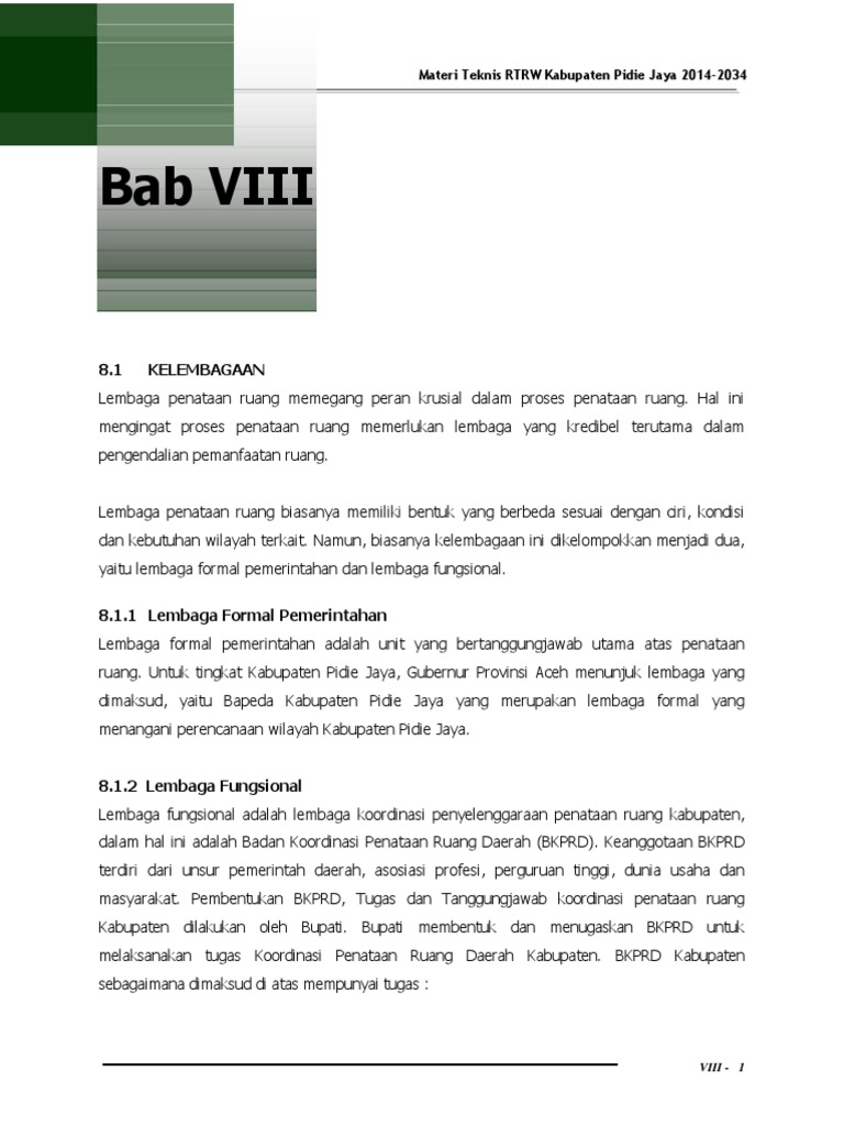 Bab VIII | PDF