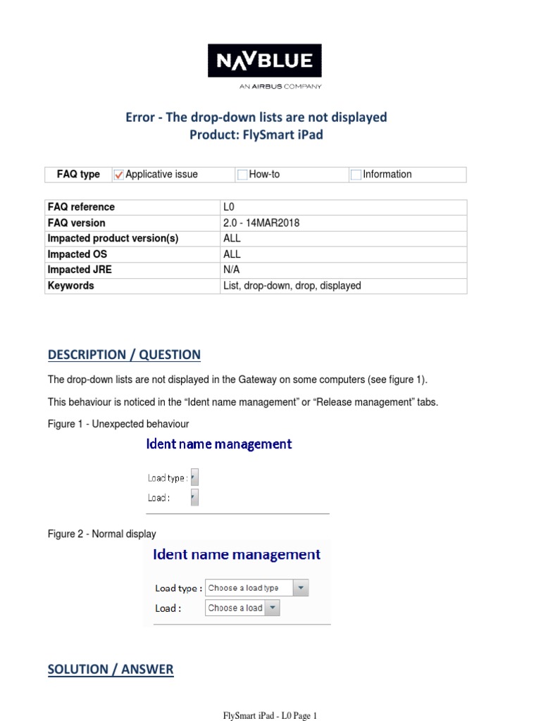 Error - The Drop-Down Lists Are Not Displayed | PDF | Computers