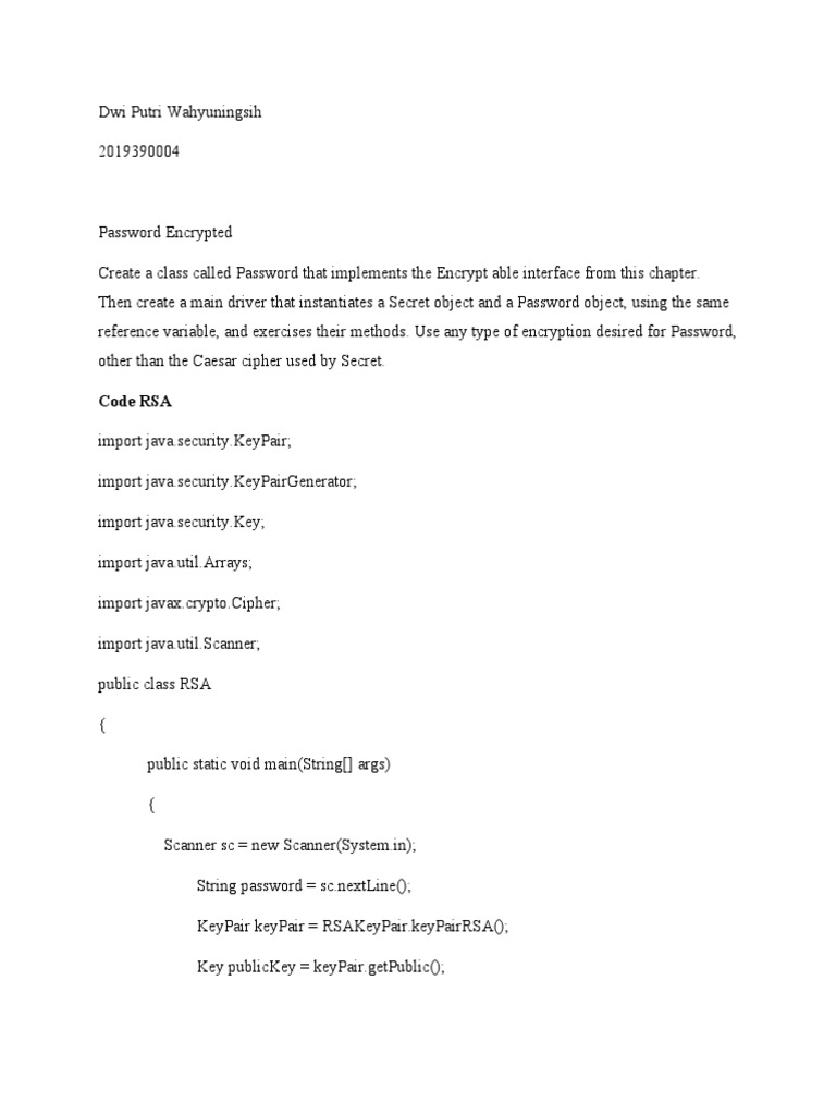 Password Oop Pdf Encryption Public Key Cryptography