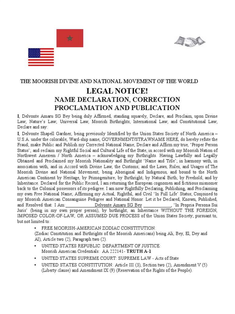 2.legal Notice! Name Declaration, Correction Proclamation and ...