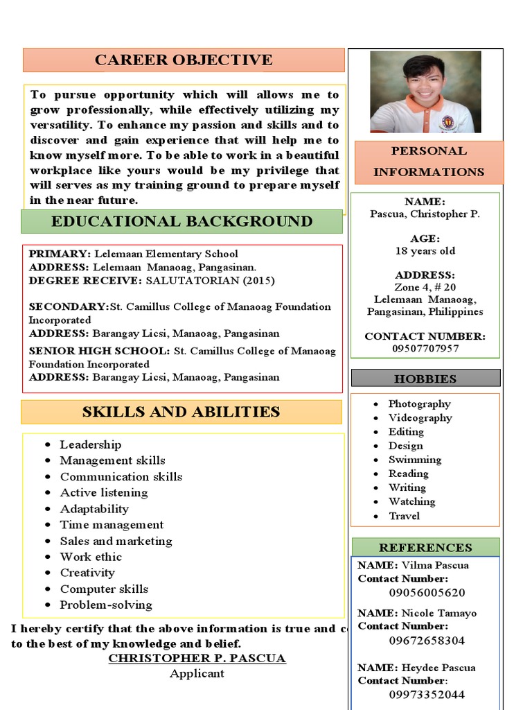 Resume Abm TVL | PDF | Knowledge | Human Nature