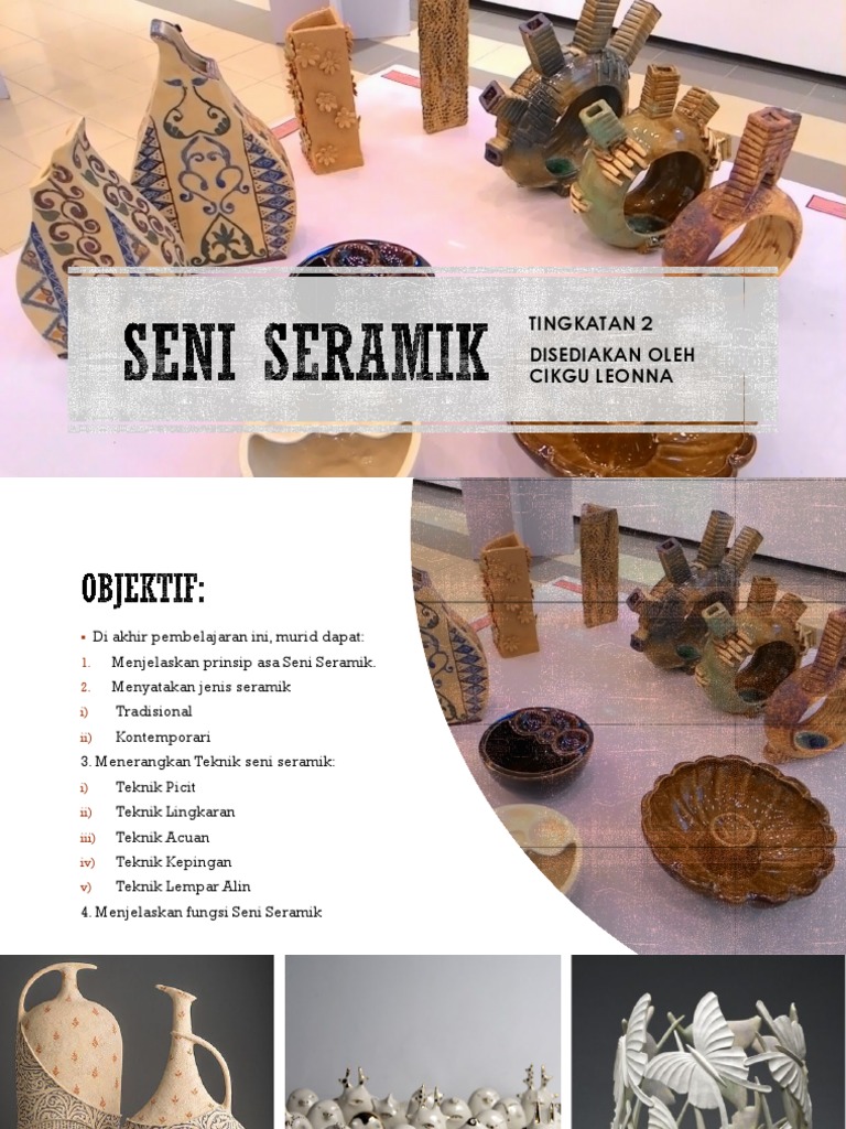 Seni Seramik Tingkatan 2 | PDF