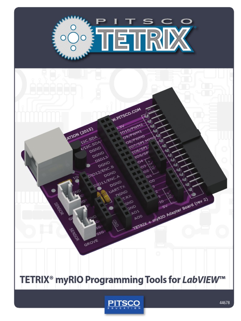 Tetrix® Myrio Programming Tools For Labview™ | PDF | Electric Motor | Direct Current