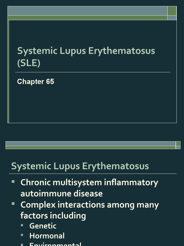 Systemic Lupus Erythematosus (SLE) | PDF | Medicine | Medical Specialties