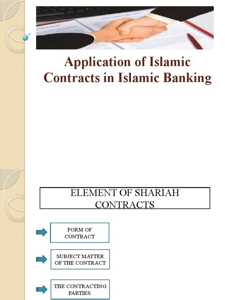 Islamic Banking Contracts Explained | PDF | Islamic Banking And Finance ...
