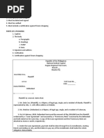 Cross Claim Sample | PDF | Complaint | Lawsuit