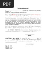 Sample Sworn Statement Template | PDF | Government Information | Government