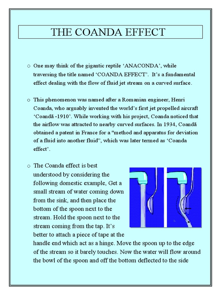 The Coanda Effect | Download Free PDF | Wing | Lift (Force)