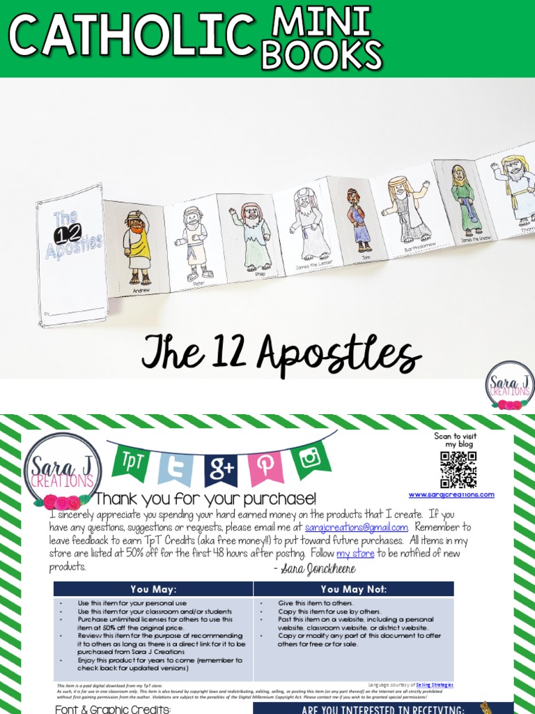 Apostles Mini Book | PDF | Business | Internet