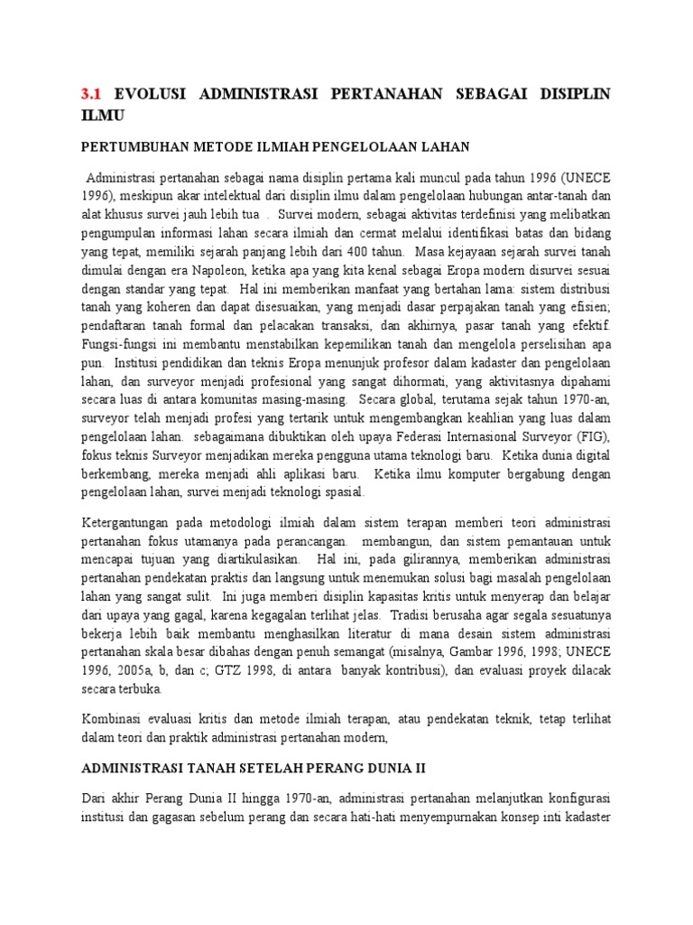 Chapter 3 The Discipline of Land Administration | PDF