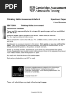 TSA Exam Answer Key 2021 | PDF | Argument
