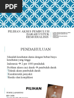 Memahami AV Shunt dalam Hemodialisis | PDF