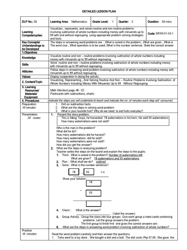 (Indicate The Steps You Will Undertake To Teach and Indicate The No. of ...
