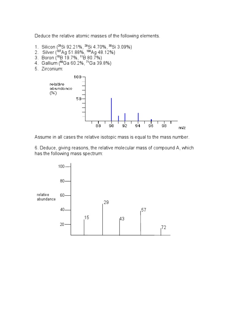 Chemistry Isotope Calculations | PDF