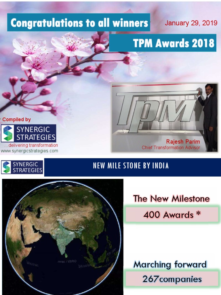 2018 TPM Awards | PDF | Carbon Dioxide | Industries