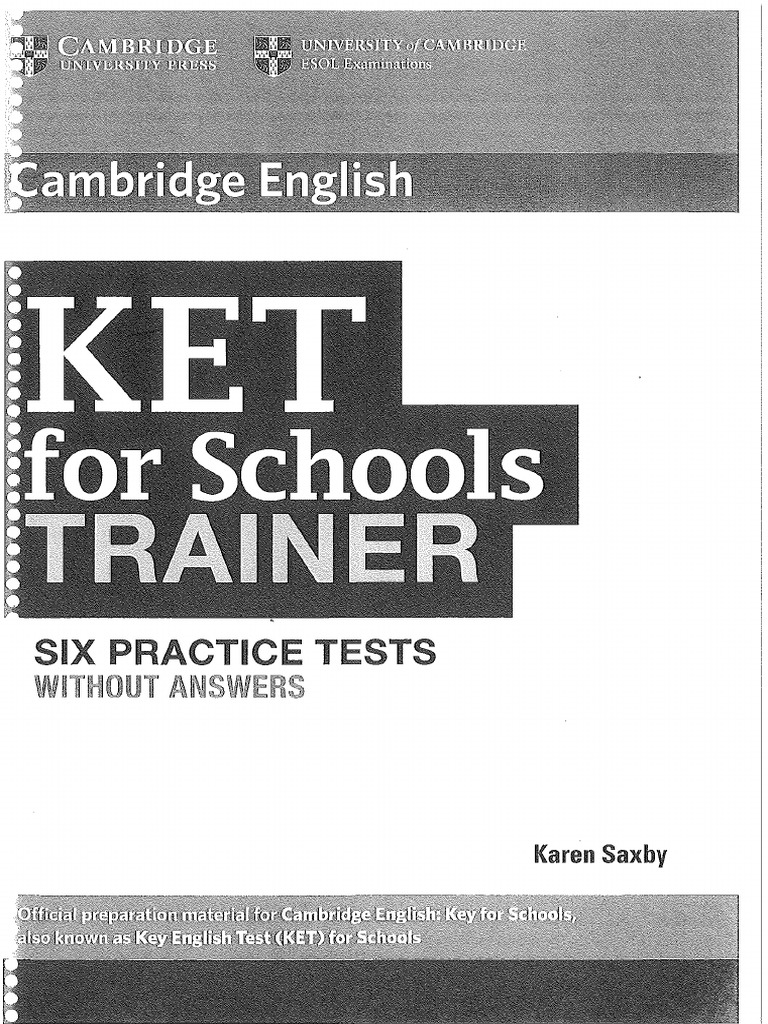 Ket - Trainer Cambridge | PDF