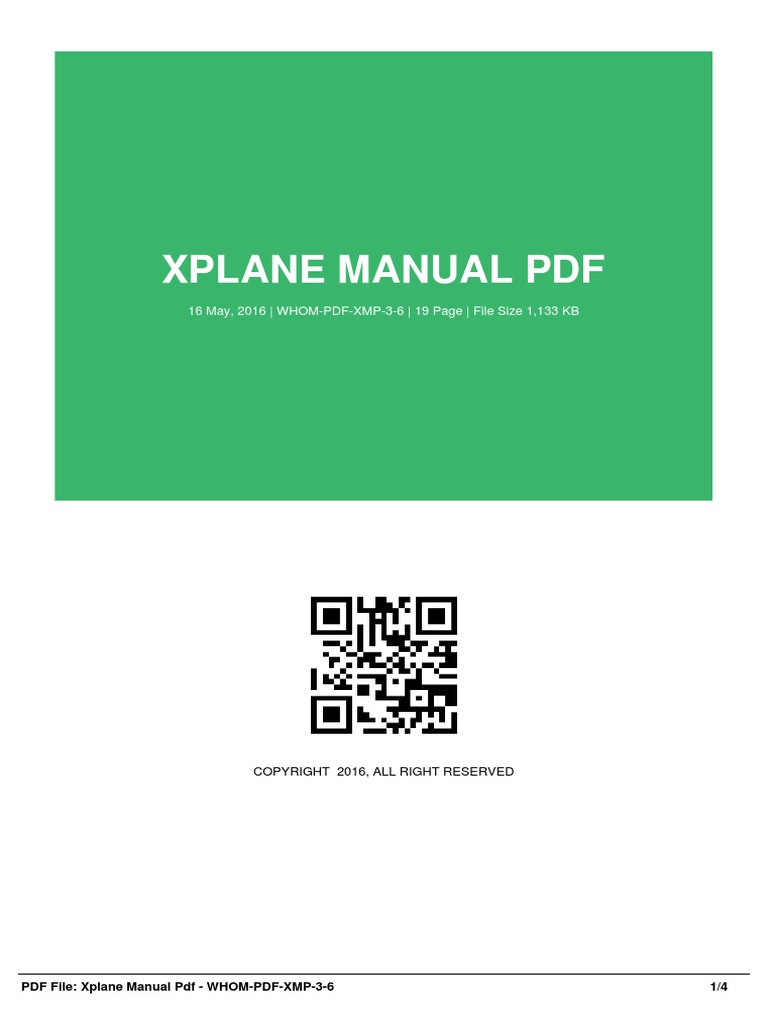 Xplane Manual PDF | PDF