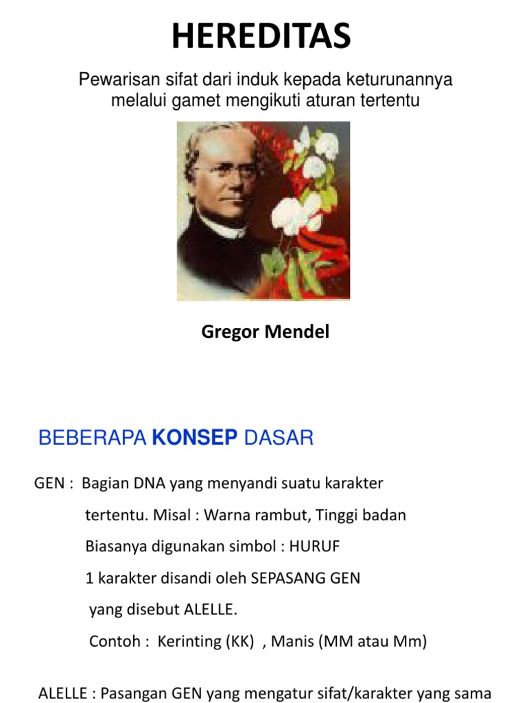 5 Hereditas-Hukum Mendel | PDF